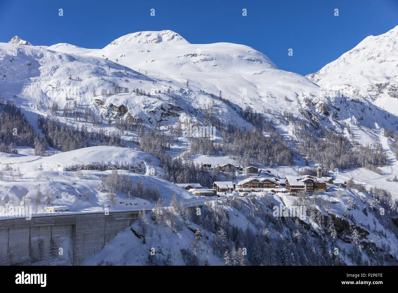 The tignes dam hi-res stock photography and images - Alamy