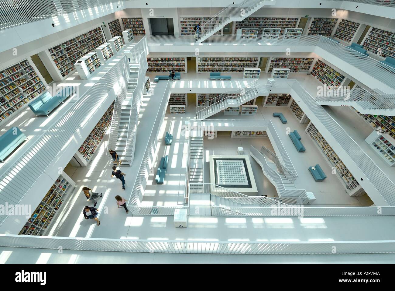 Germany, Baden-Wurttemburg, Stuttgart, Mailander Platz, new Stuttgart ...