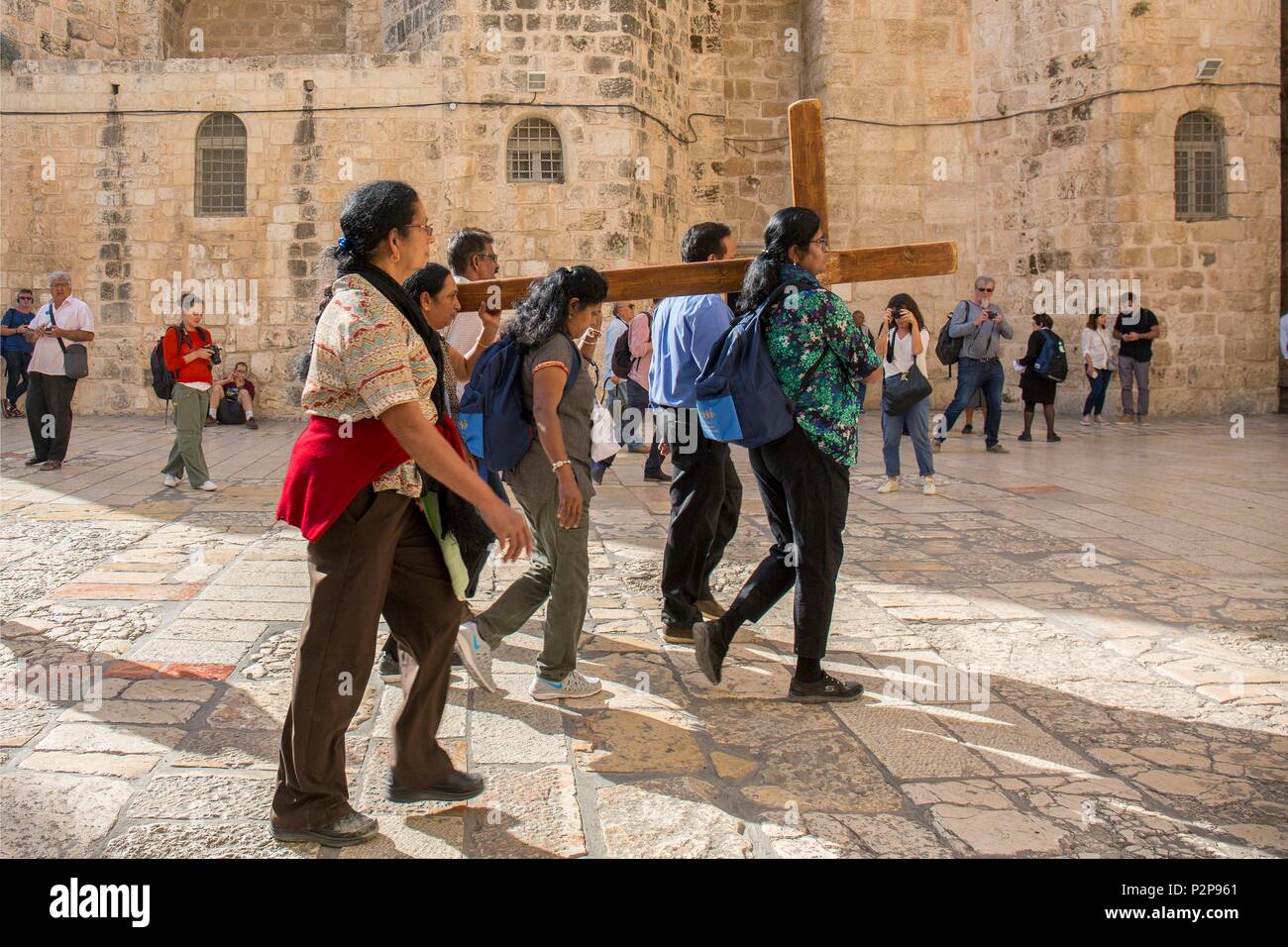 Israel, Jerusalem, the UNESCO World Heritage Old Town, the Church of ...