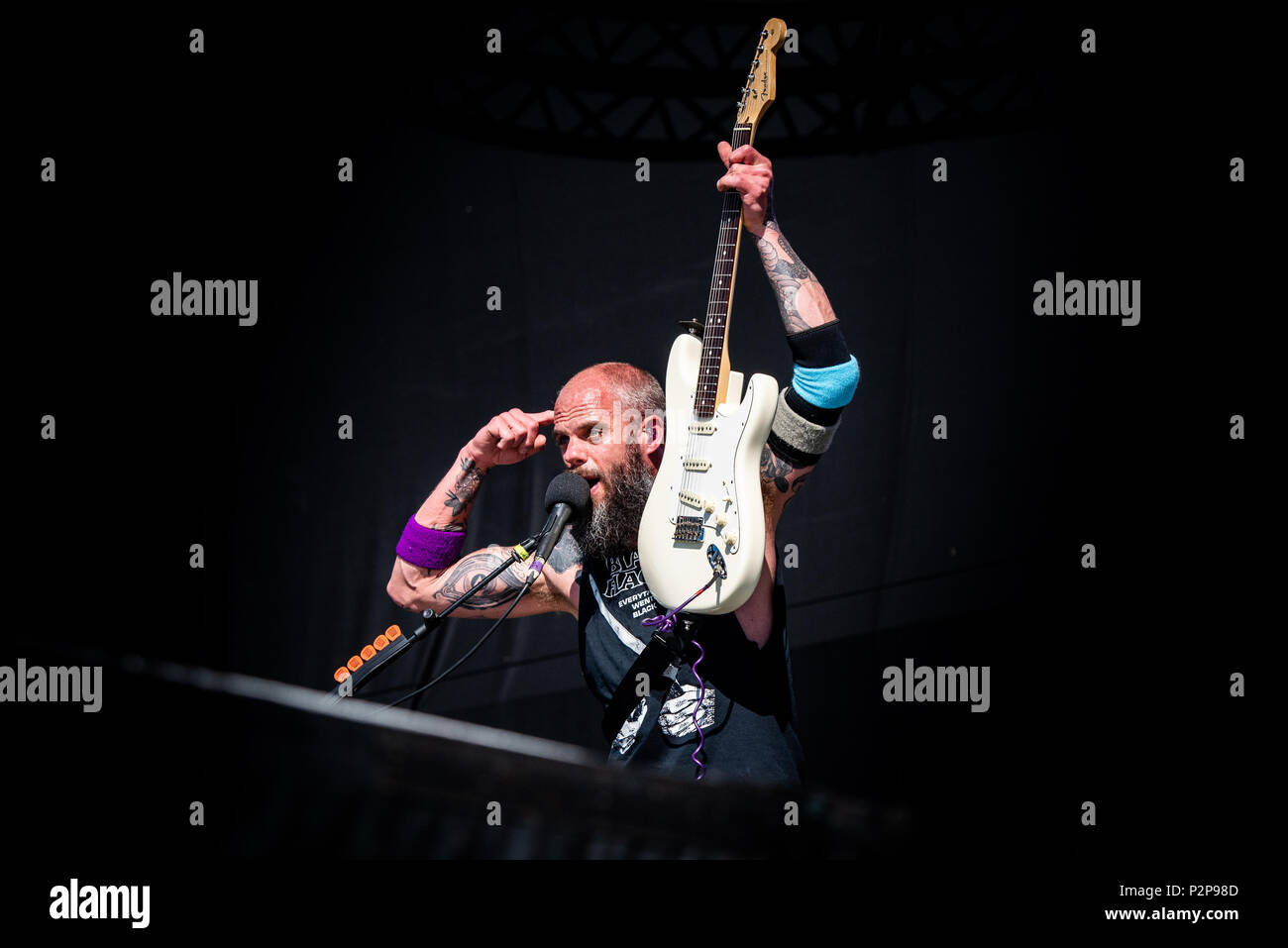 The American heavy metal band Baroness performing live on stage at the ...