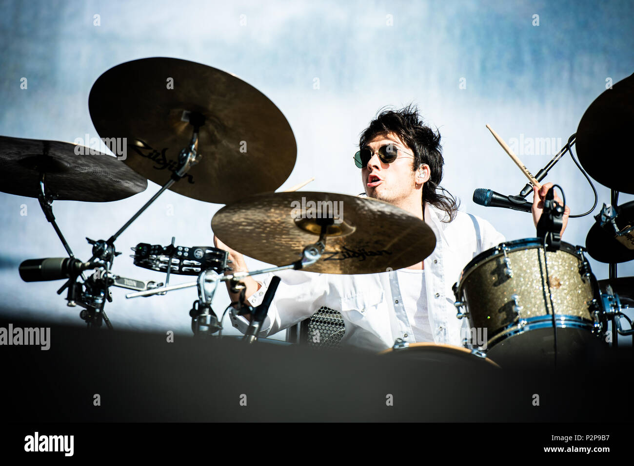 Firenze, Italy. 14th June, 2018. The English alternative rock band Wolf ...