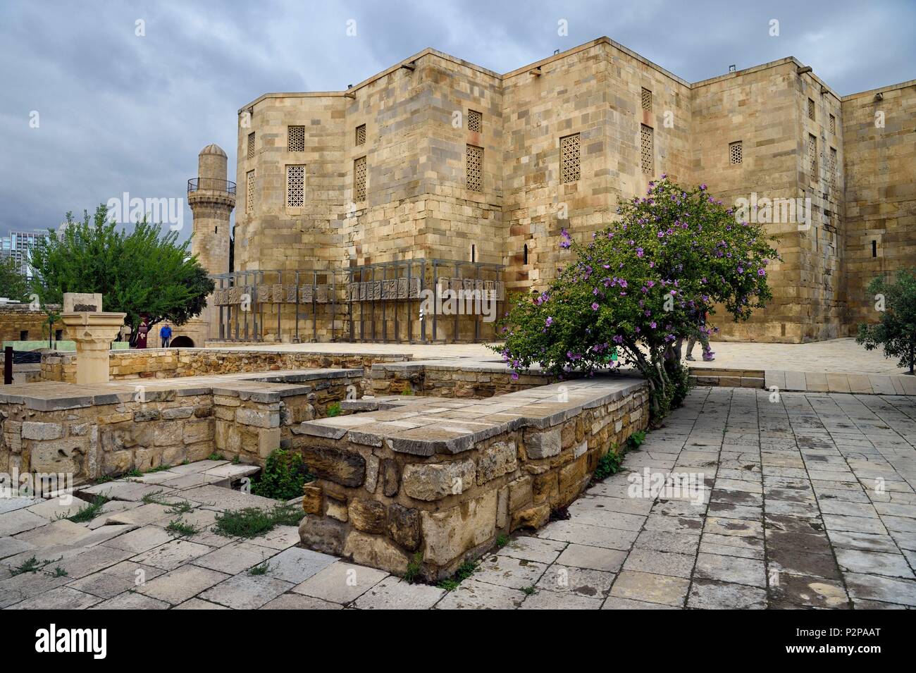 Azerbaijan, Baku, Old City, listed as World heritage by UNESCO, Palace ...
