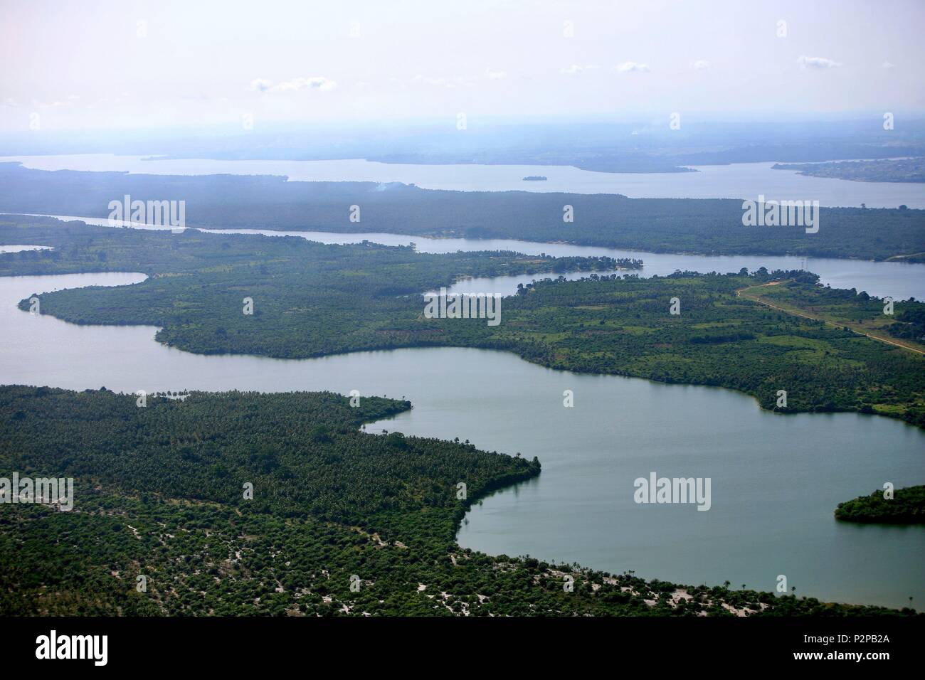 Ivory Coast, Abidjan, economic capital, the lagoon Stock Photo - Alamy