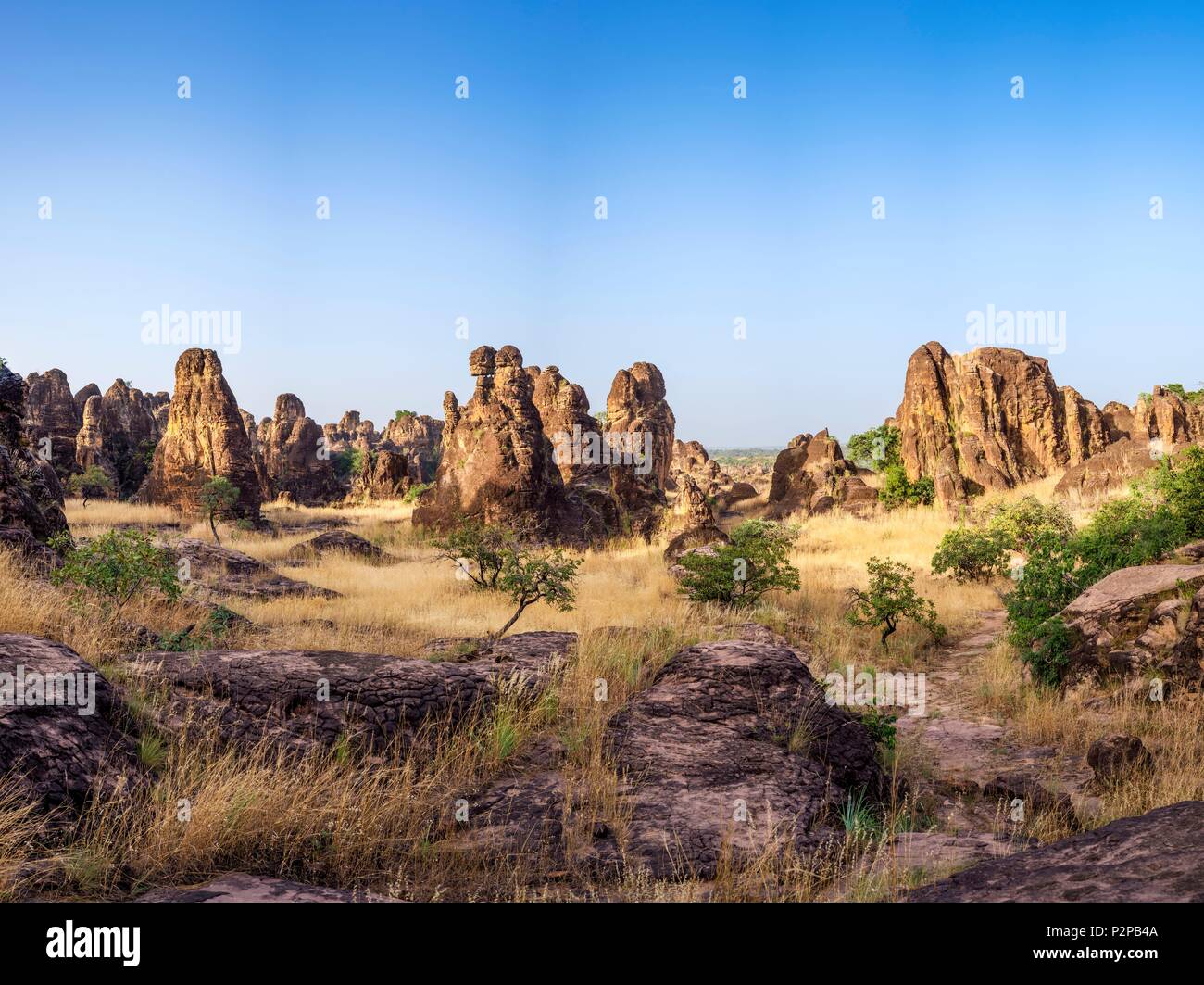 Burkina Faso, Cascades region, Sindou, country of the Senoufo ethnic ...