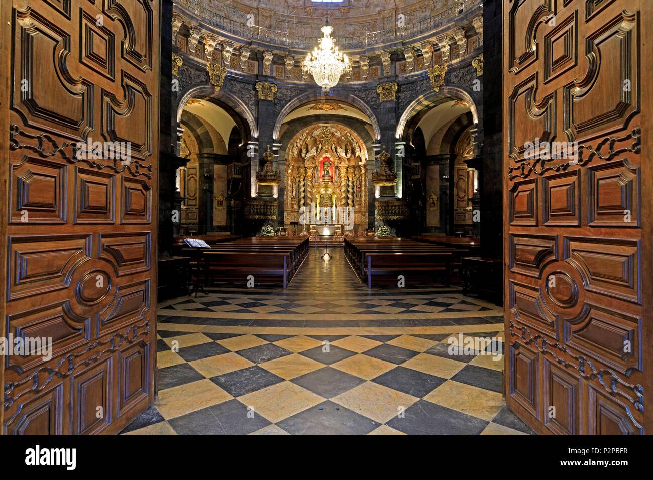 Spain, Basque Country, Guipuscoa, Azpeitia, Sanctuary of the Basilica ...