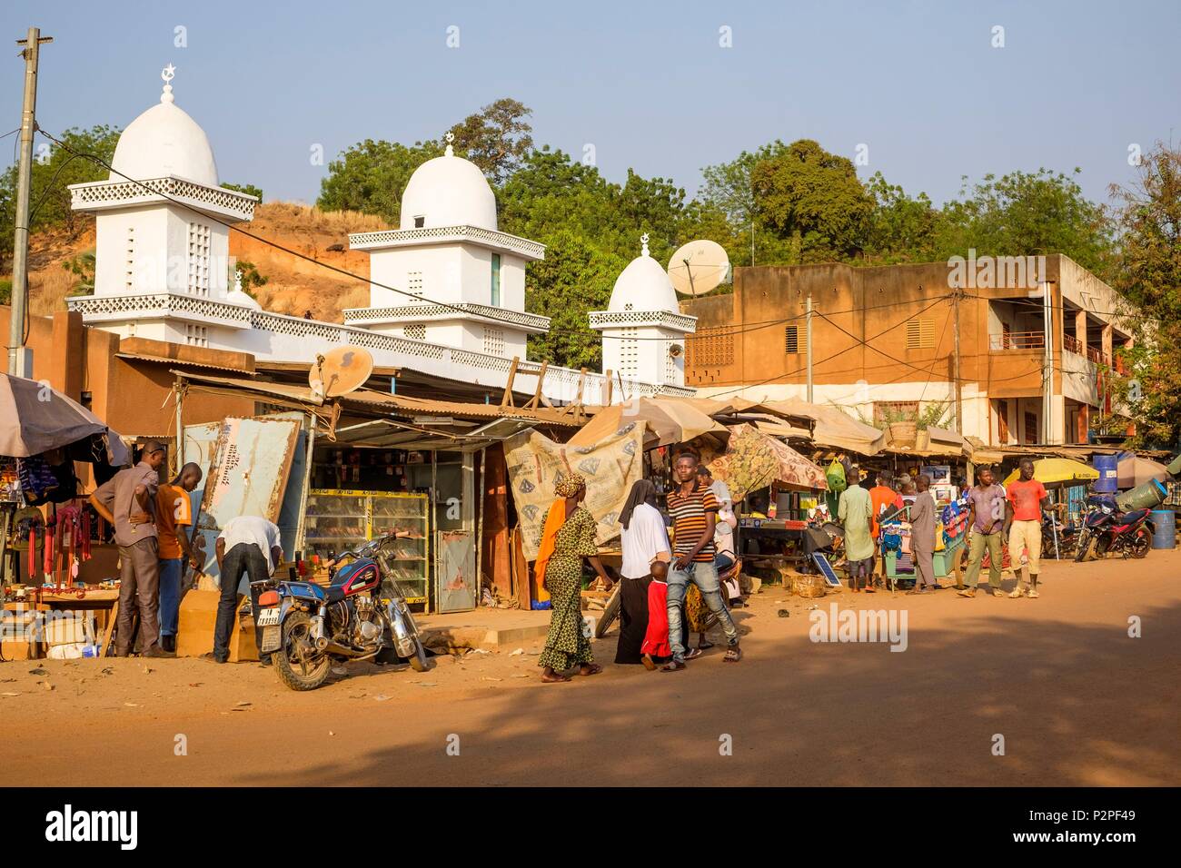 Burkina Faso, Sud-Ouest region, Gaoua, capital of Poni province, the ...