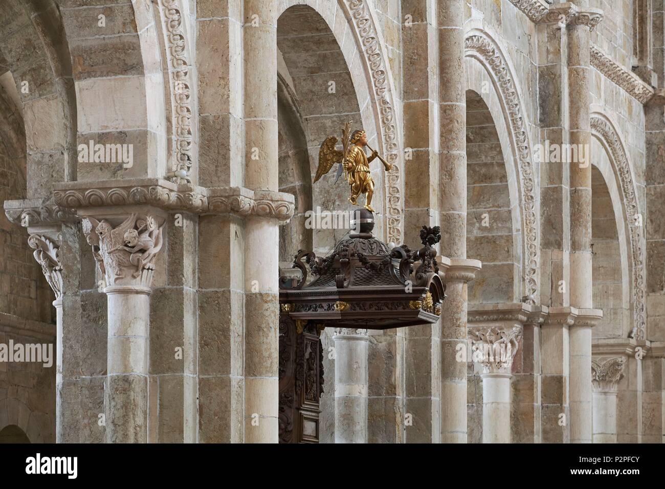 France, Yonne, Regional Natural Park of Morvan, Vezelay, labeled the ...