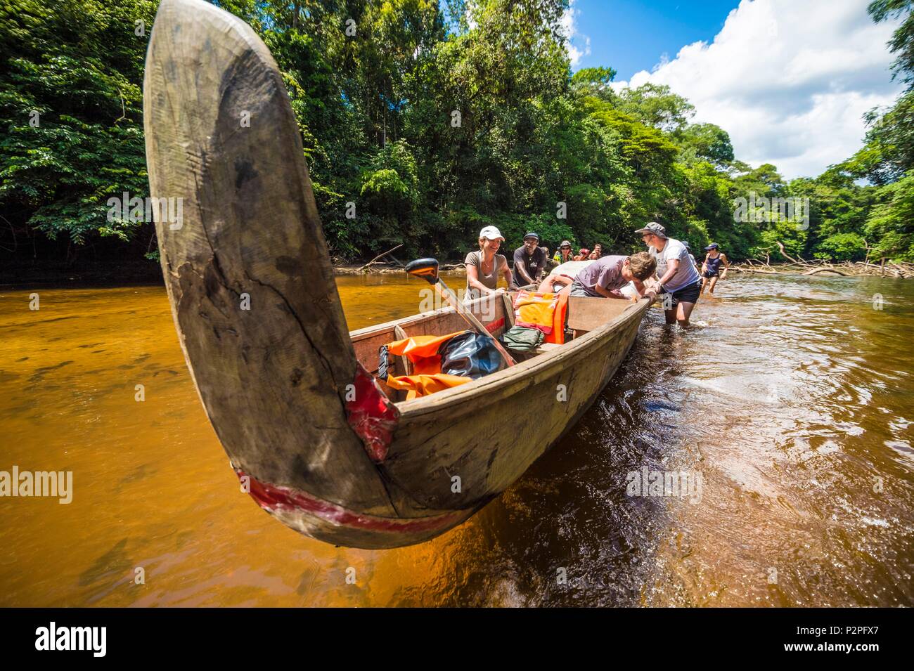 Man in pirogue hi-res stock photography and images - Alamy