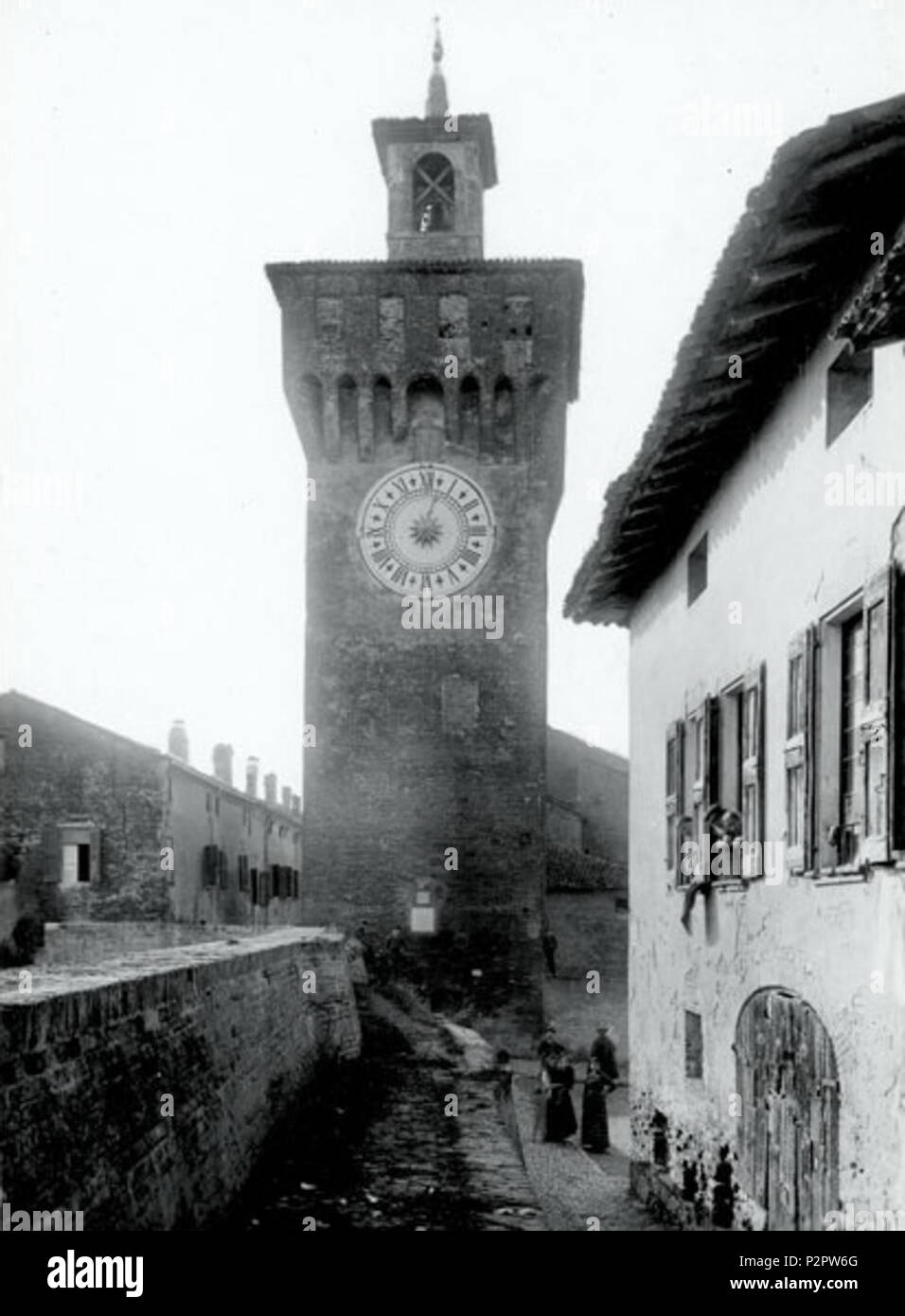 . Italiano: Torre dei Modenesi alla fine del XIX secolo, prima dell ...