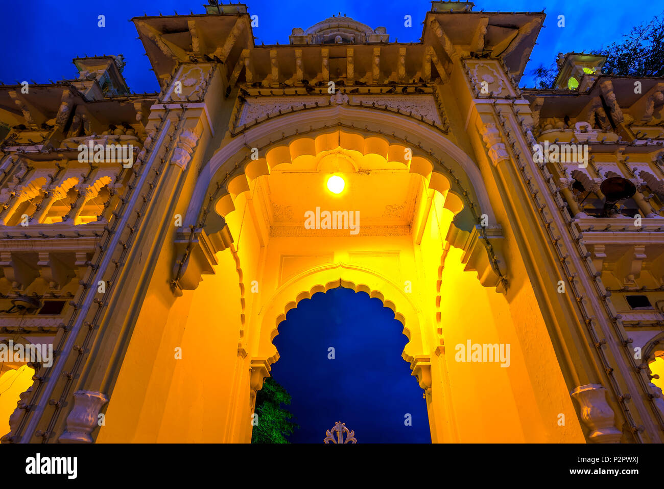Mysore palace entrance gate hi-res stock photography and images - Alamy