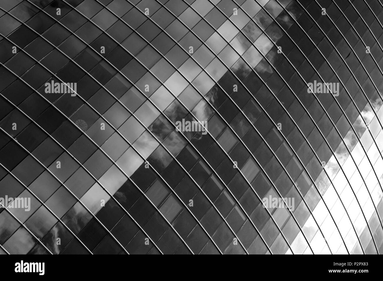 Glazed building facade Stock Photo - Alamy