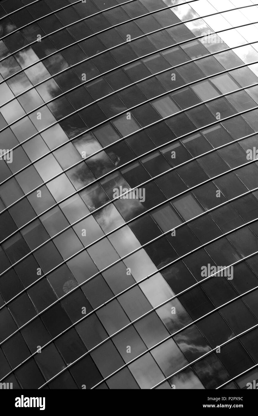 Glazed building facade Stock Photo - Alamy