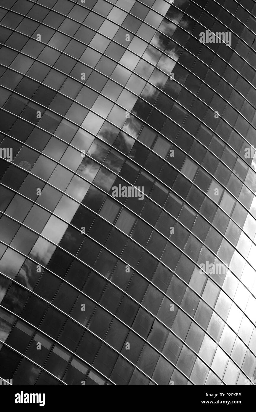 Glazed building facade Stock Photo - Alamy