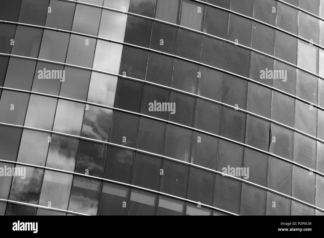 Glazed building facade Stock Photo - Alamy