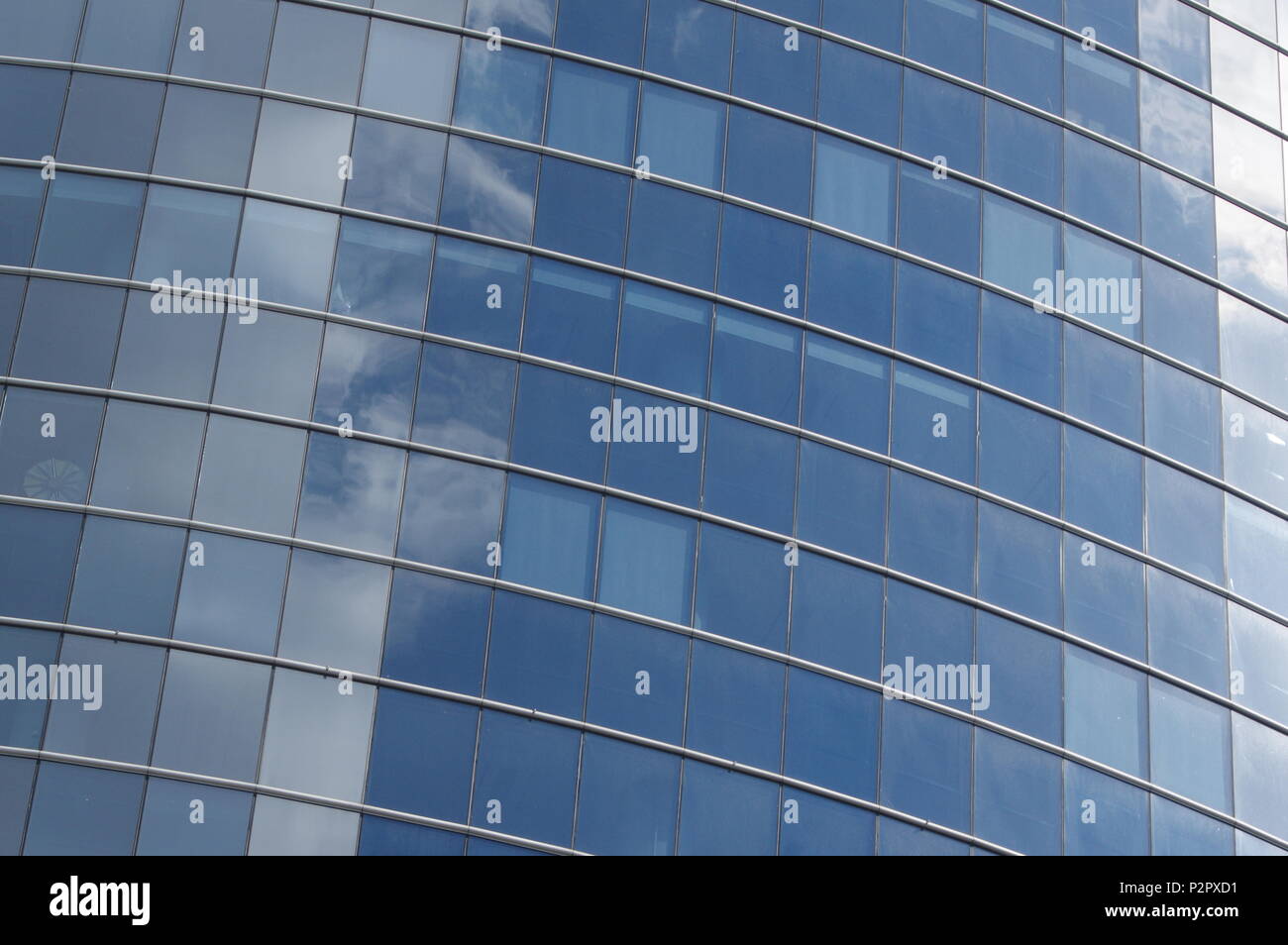 Glazed building facade Stock Photo - Alamy
