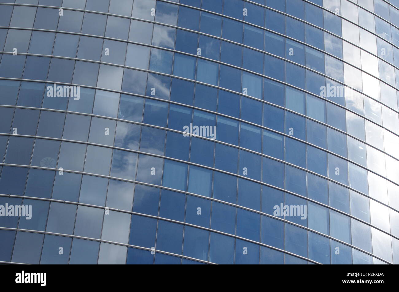 Glazed building facade Stock Photo - Alamy