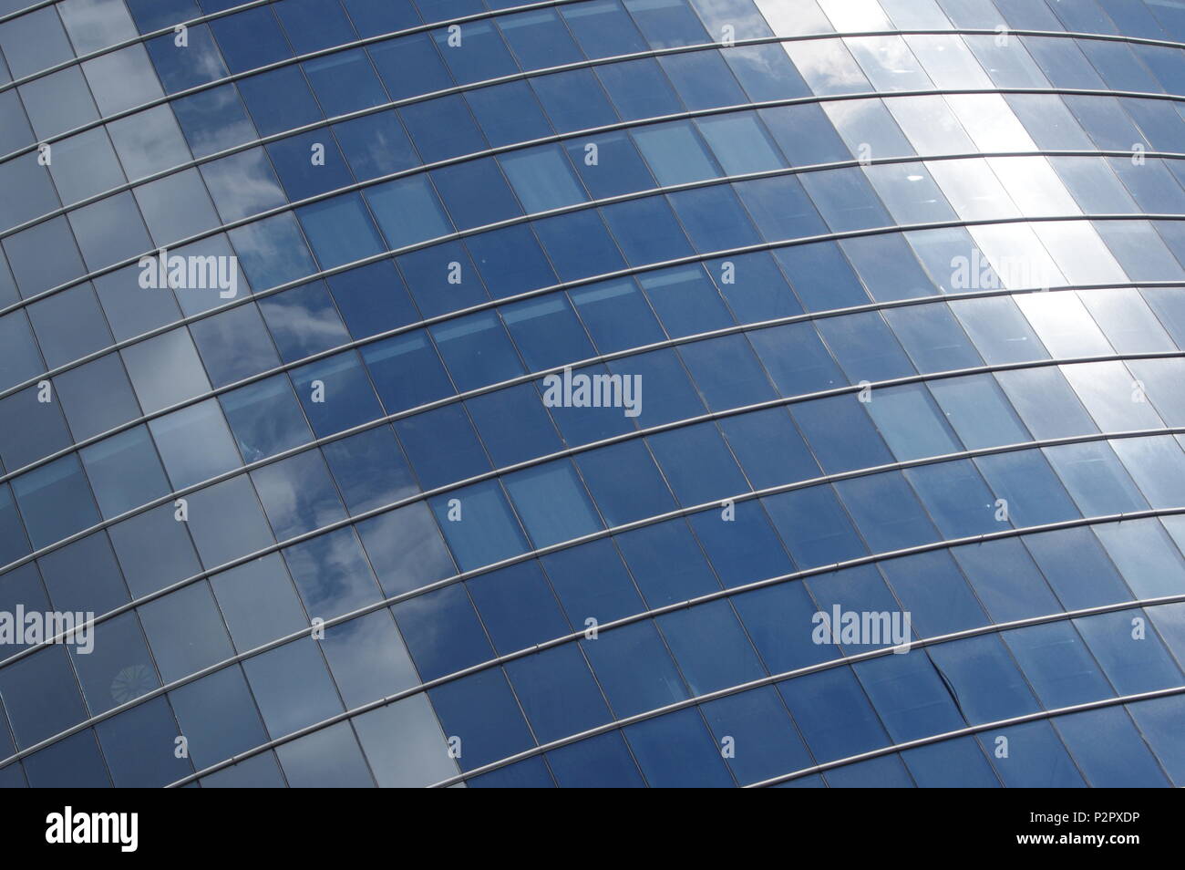 Glazed building facade Stock Photo - Alamy