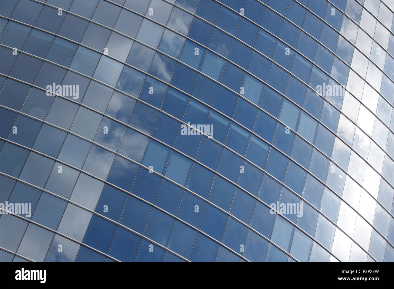Glazed building facade Stock Photo - Alamy