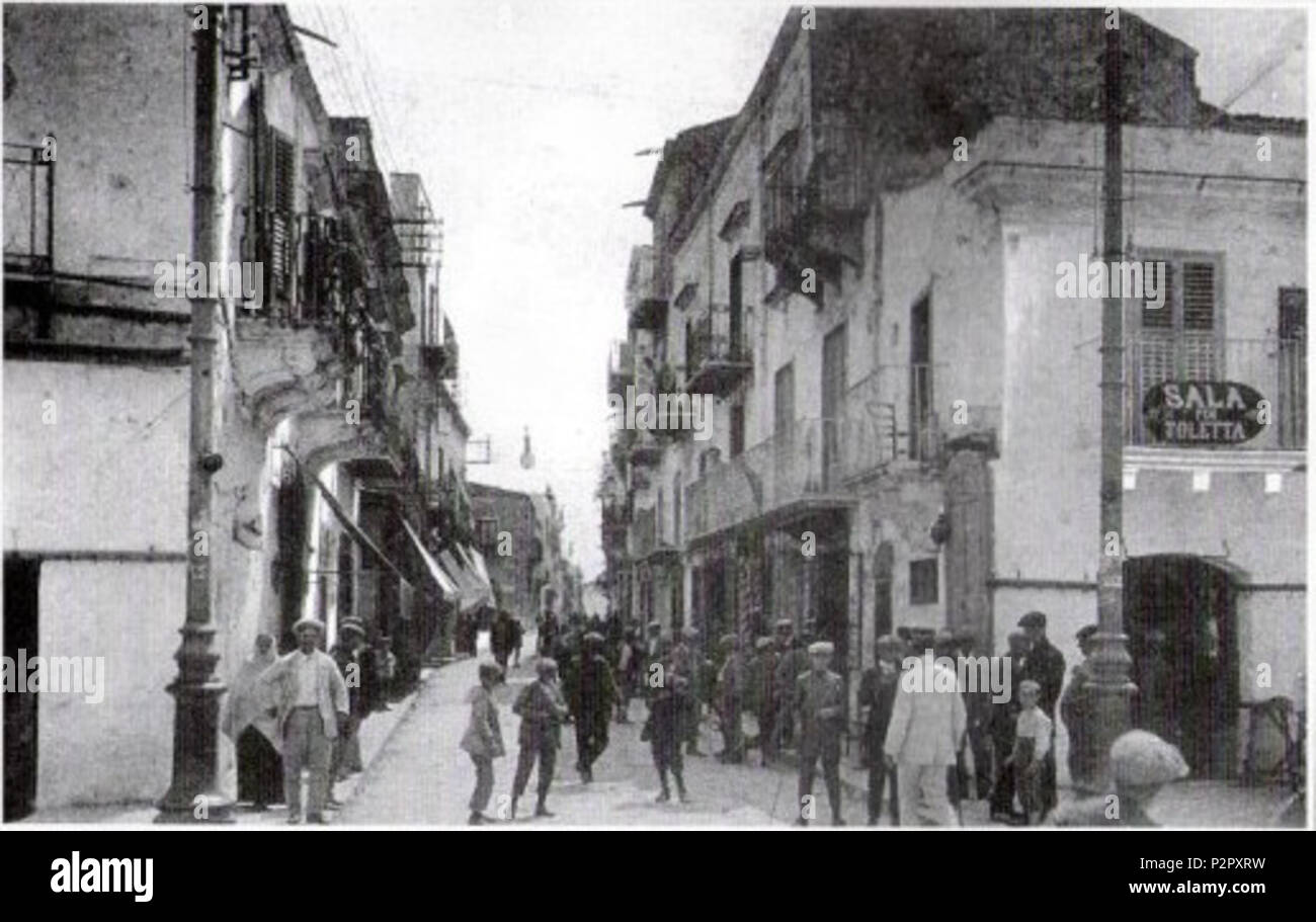 . Italiano: Vecchia foto Angolo Corso VI Aprile con Piazza Ciullo ...