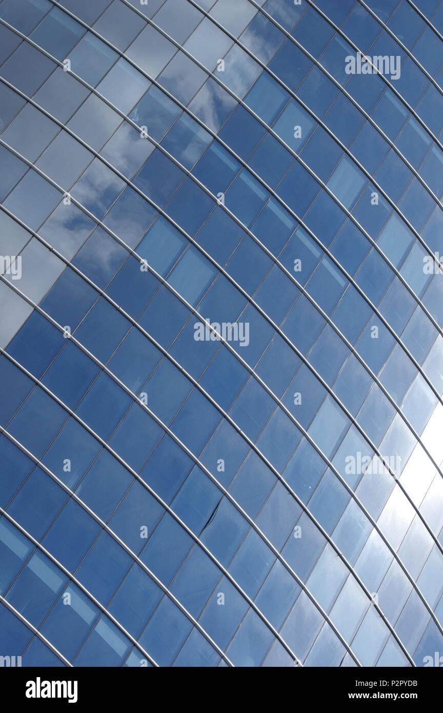 Glazed building facade Stock Photo - Alamy