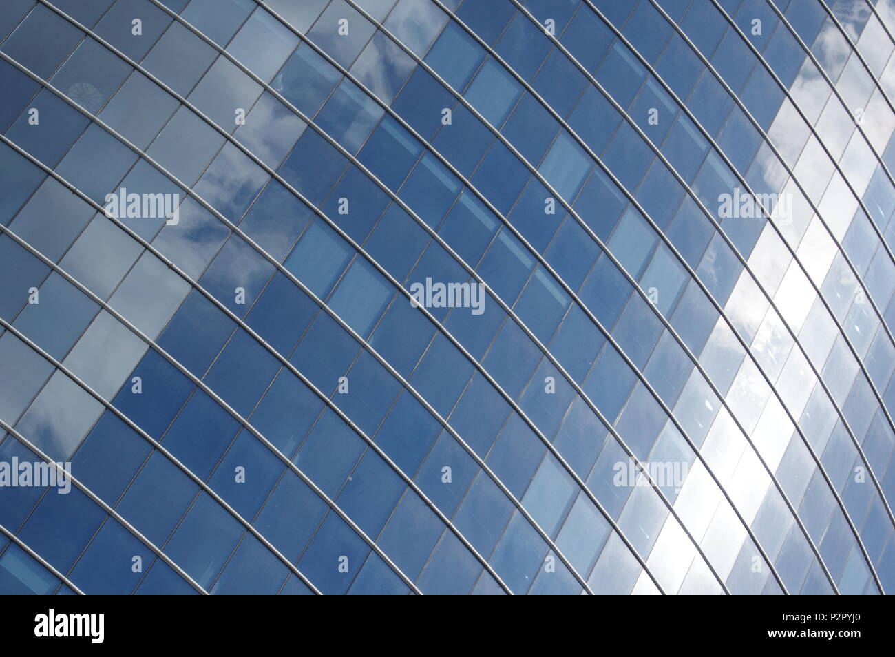 Glazed building facade Stock Photo - Alamy