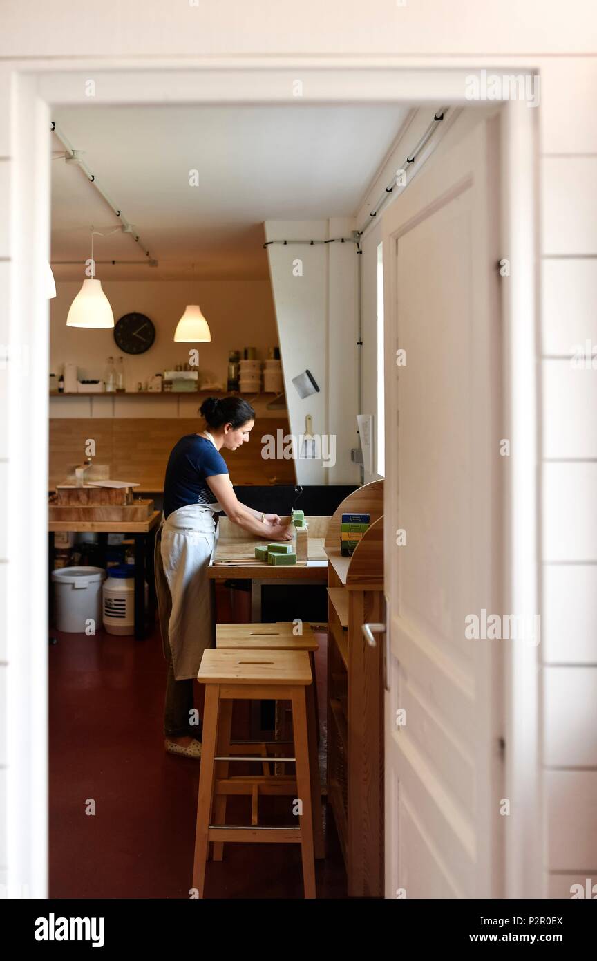 Soap making factory hi-res stock photography and images - Alamy