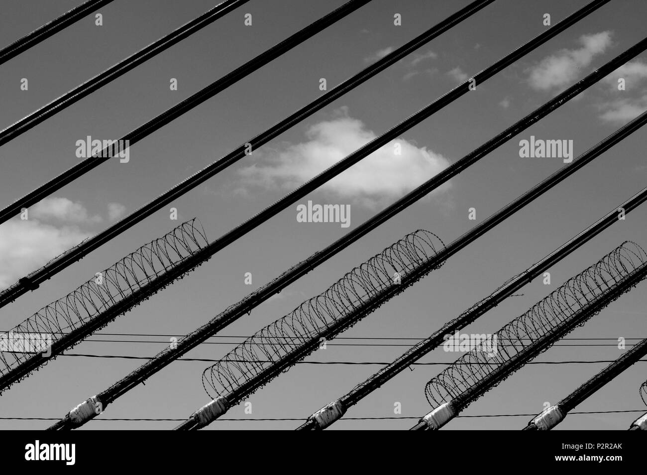Abstract lines in the sky Stock Photo - Alamy