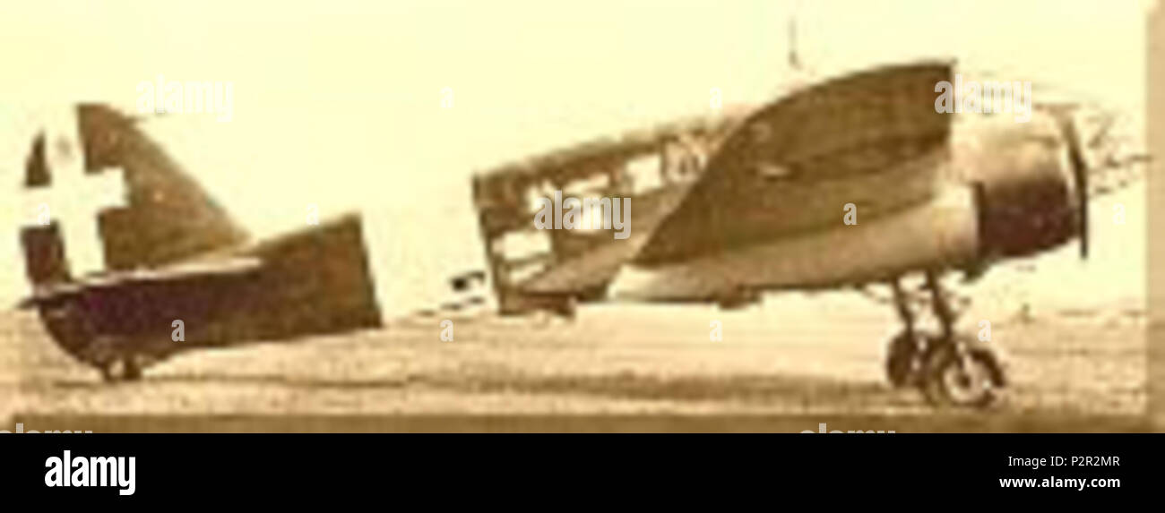 . English: Italian Caproni Ca.311 reconaissance aircraft/bomber . 1939 ...