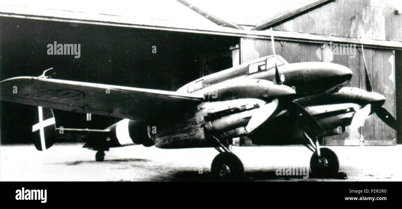 . English: Italian IMAM Ro.58 fighter prototype . circa 1942 ...
