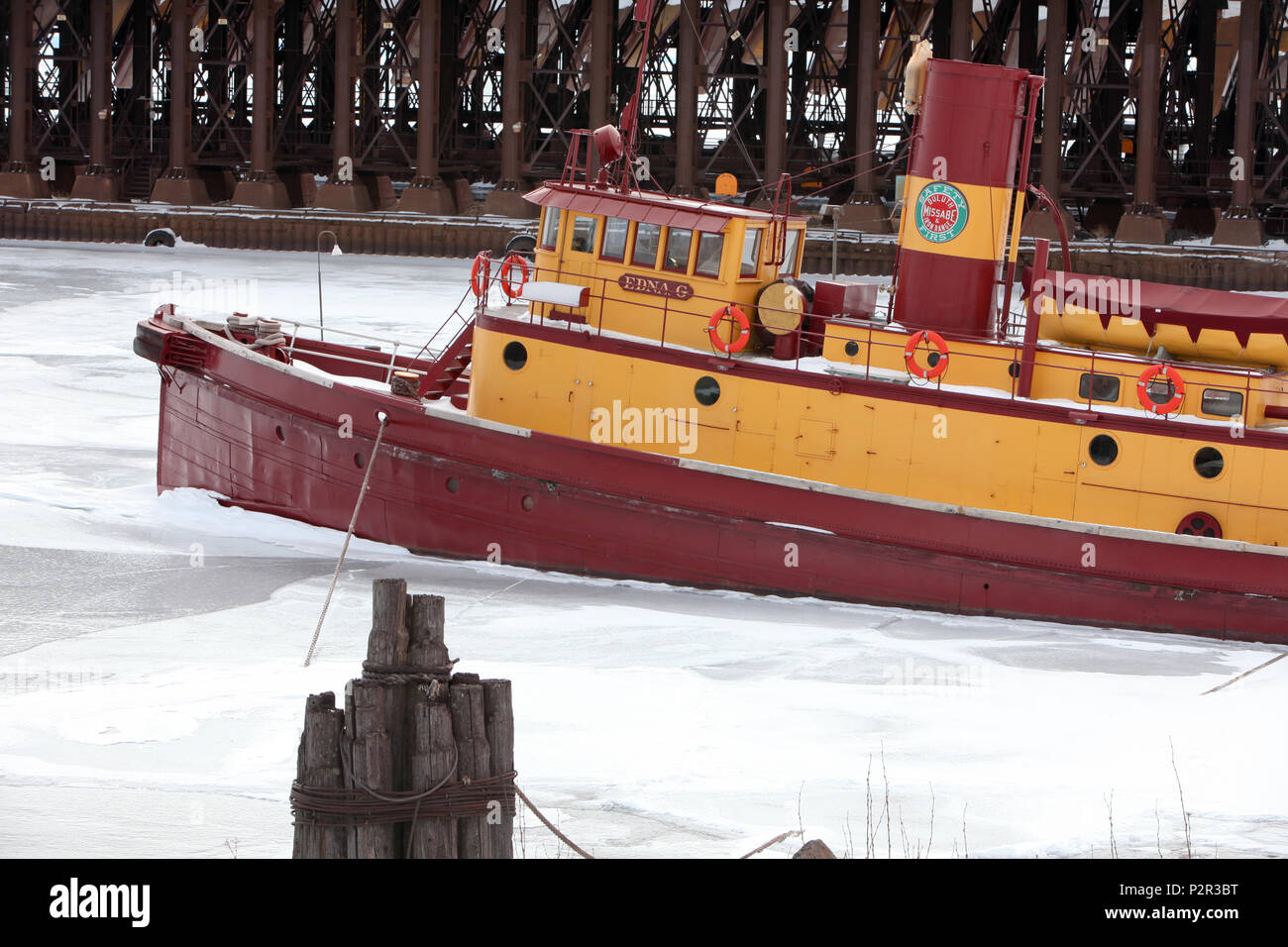 Edna G Tugboat 2 Stock Photo - Alamy