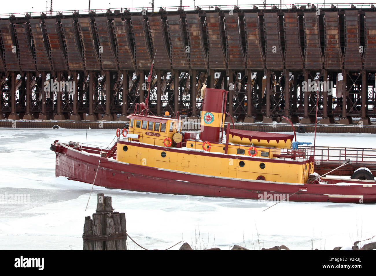 Edna G Tugboat 4 Stock Photo - Alamy