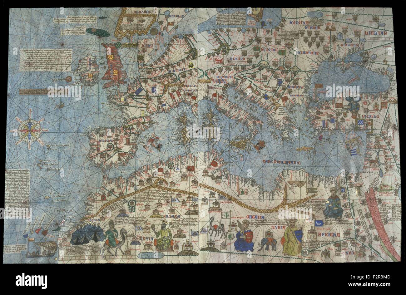 Cresques map hi-res stock photography and images - Alamy