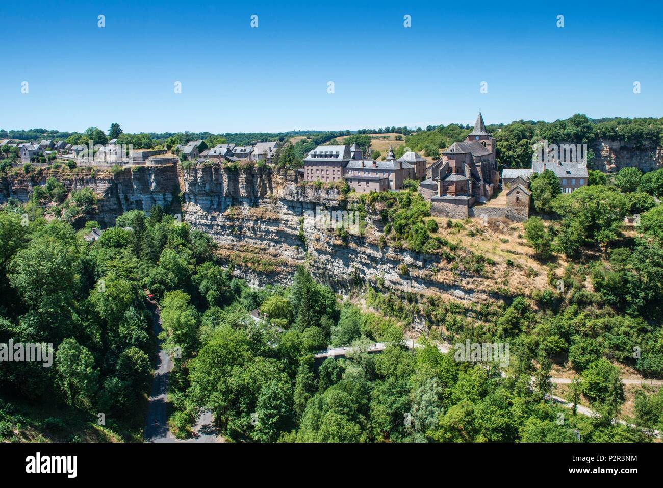 France, Aveyron, Bozouls, the hole of Bozouls Stock Photo - Alamy