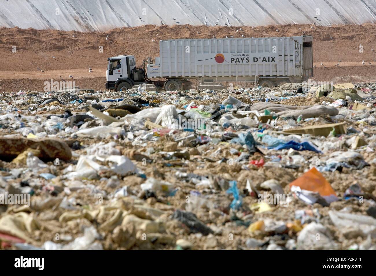 France, Bouches du Rhone, Aix en Provence, the ultimate waste disposal ...