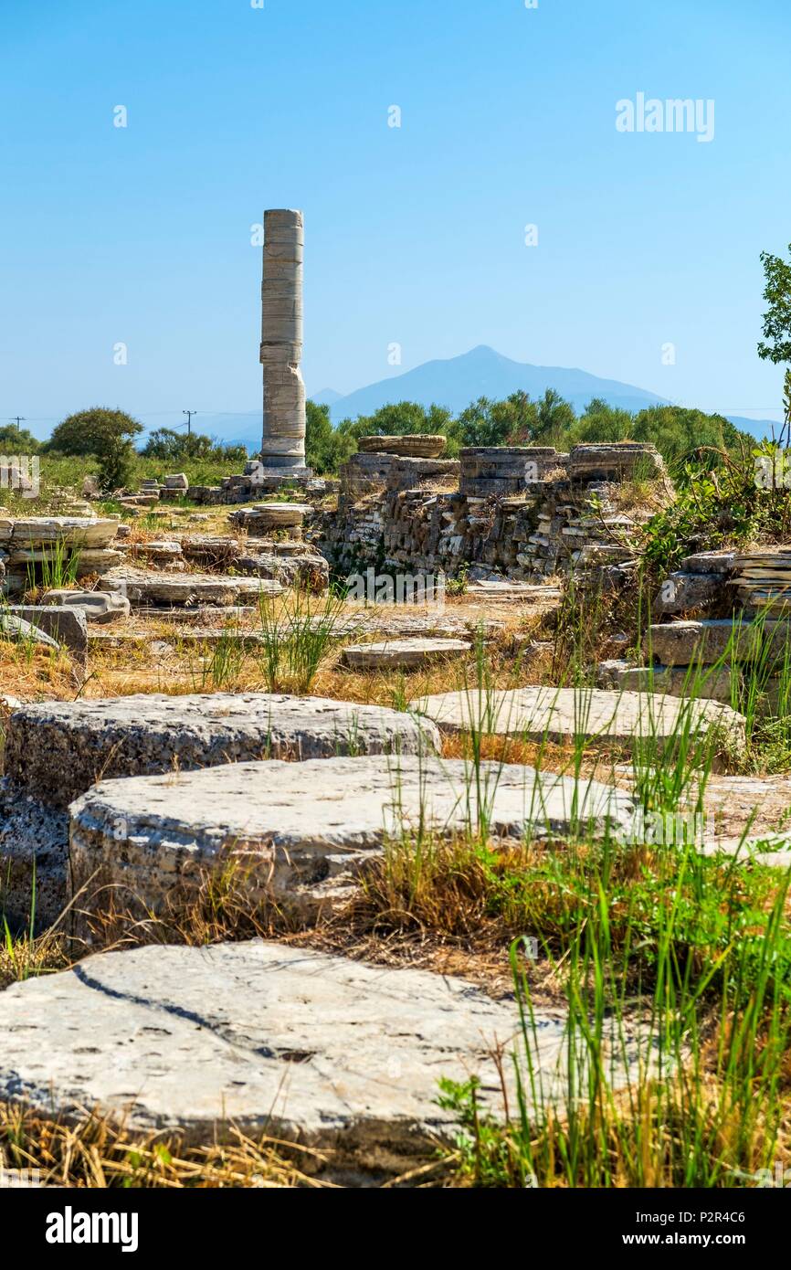 Greece, Samos island, the Heraion of Samos is one of the most important ...