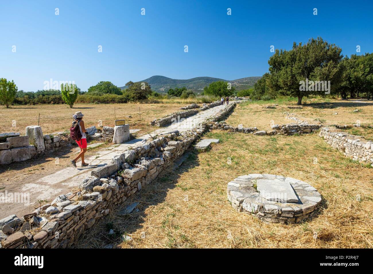 Greece, Samos island, the Heraion of Samos is one of the most important ...