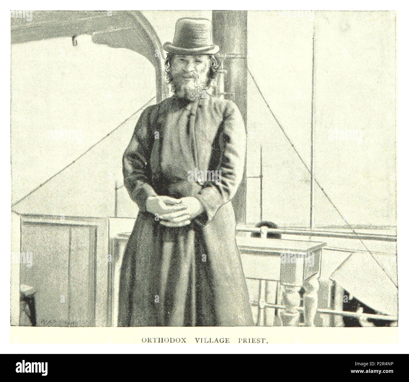 Vintage photo of orthodox priest hi-res stock photography and images ...