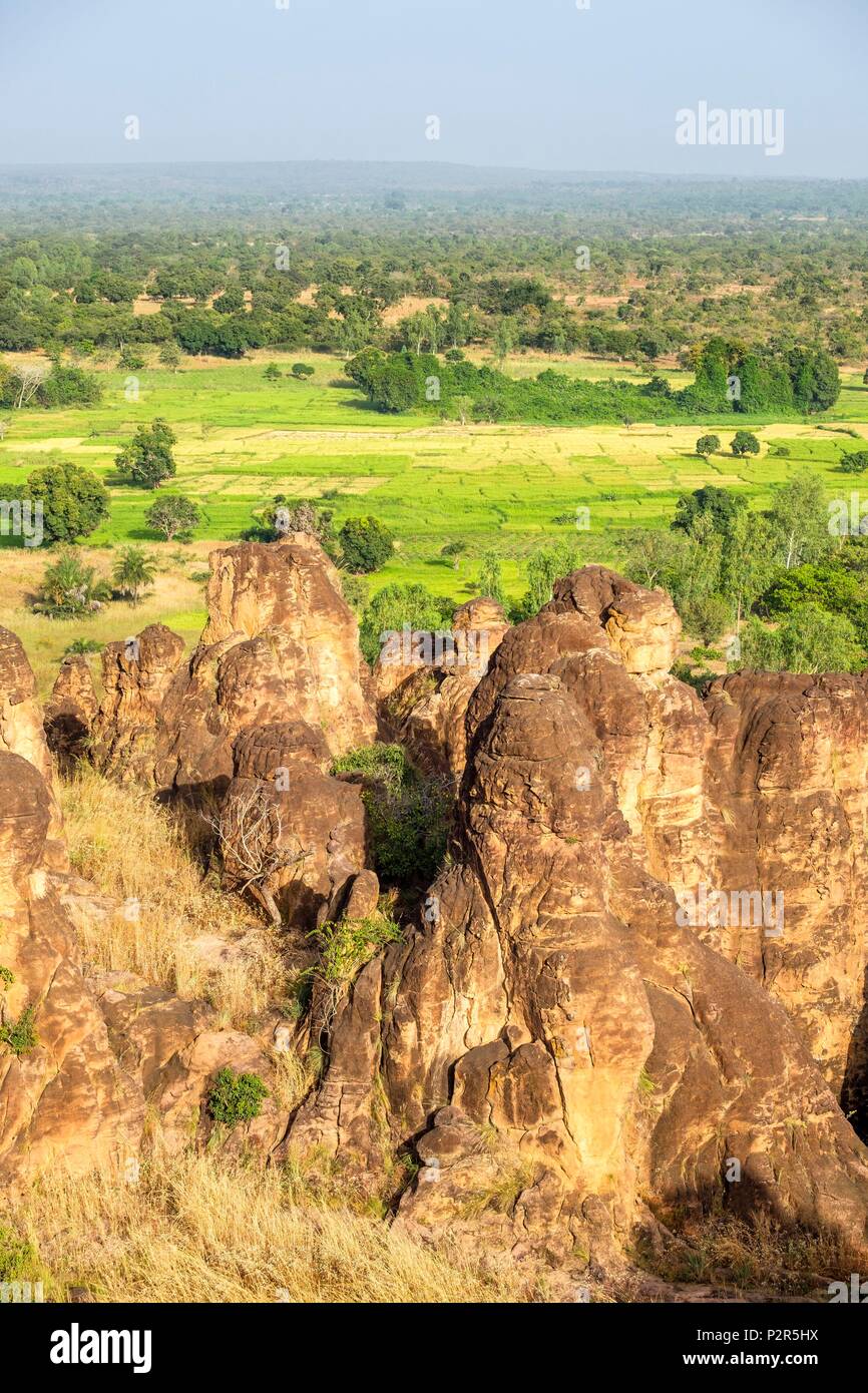 Burkina Faso, Cascades region, Sindou, country of the Senoufo ethnic ...