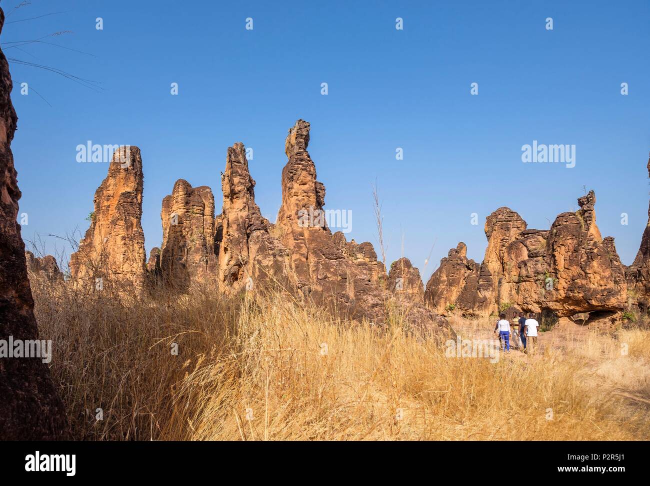 Burkina Faso, Cascades region, Sindou, country of the Senoufo ethnic ...