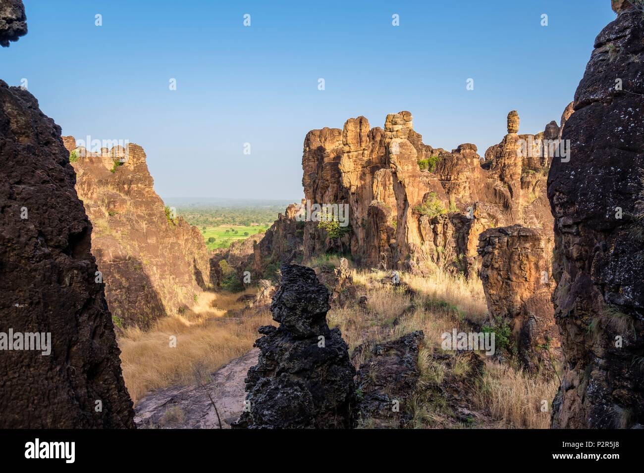 Burkina Faso, Cascades region, Sindou, country of the Senoufo ethnic ...