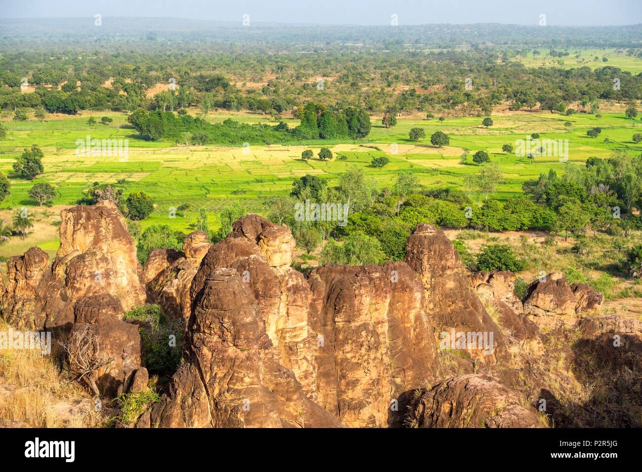 Burkina Faso, Cascades region, Sindou, country of the Senoufo ethnic ...