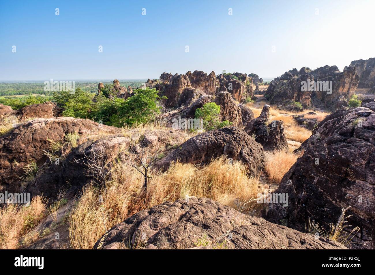 Burkina Faso, Cascades region, Sindou, country of the Senoufo ethnic ...