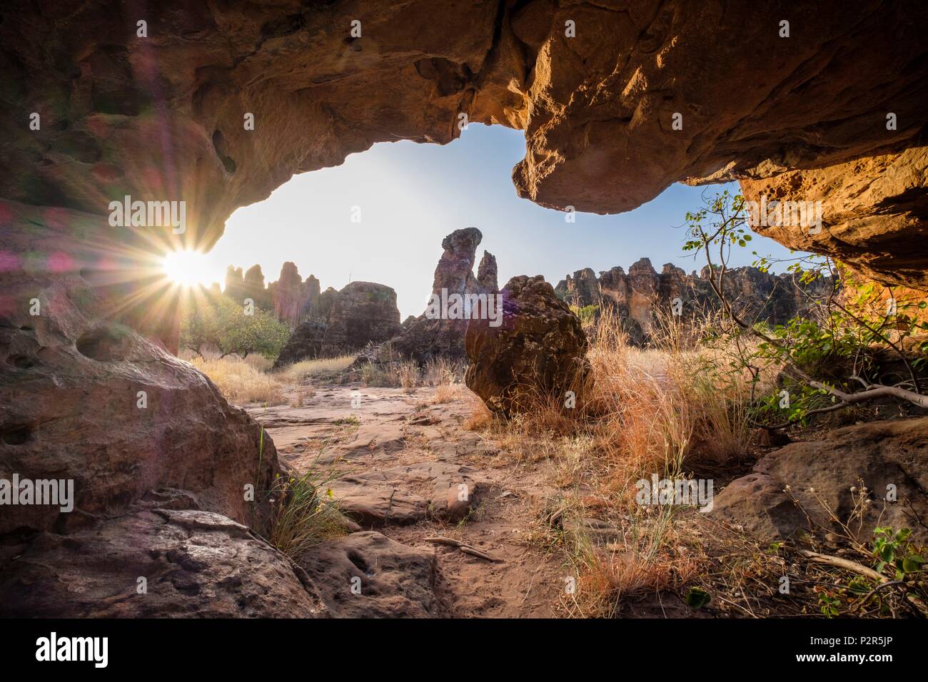 Burkina Faso, Cascades region, Sindou, country of the Senoufo ethnic ...