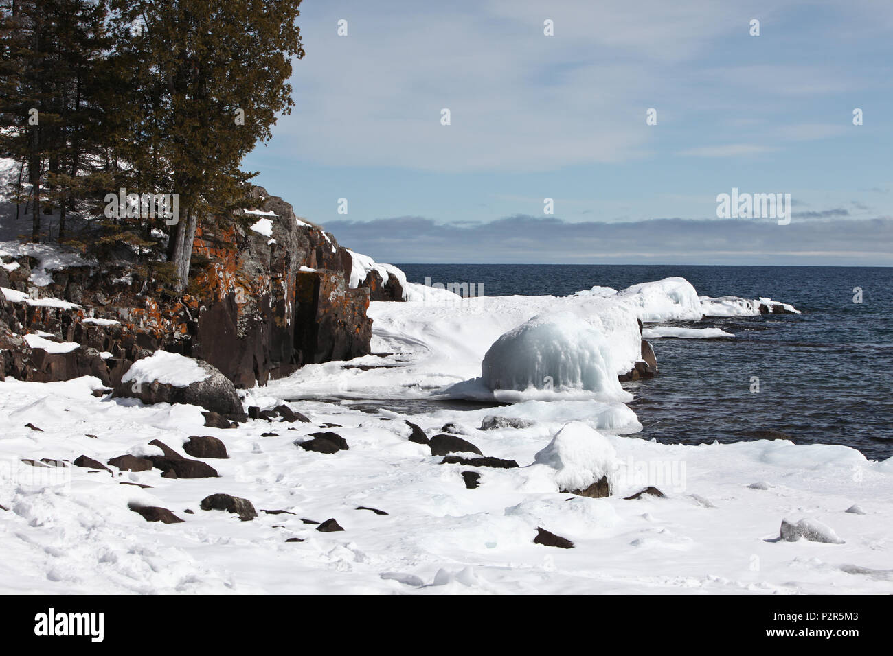 Split Rock Lighthouse State Park Stock Photo - Alamy