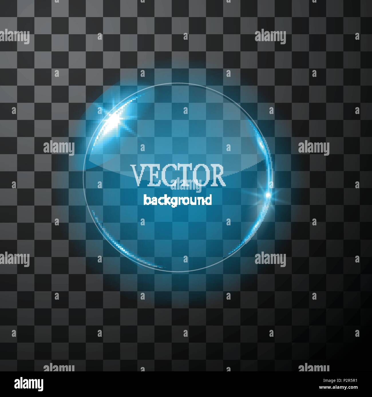 Glass vector circle plane. Easy editable background Stock Vector Image ...