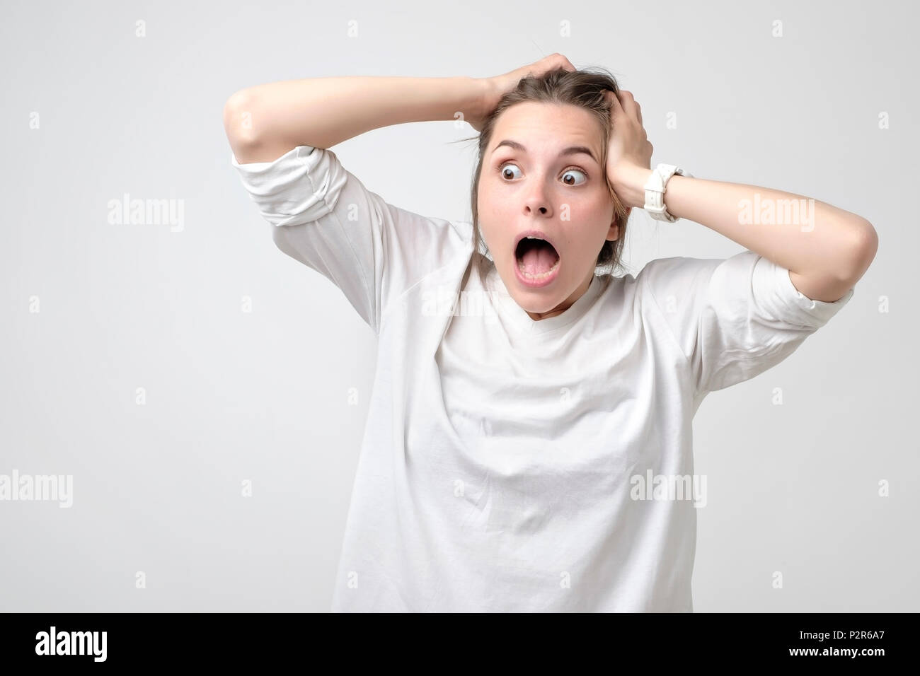 Women shocked its so big hi-res stock photography and images - Alamy