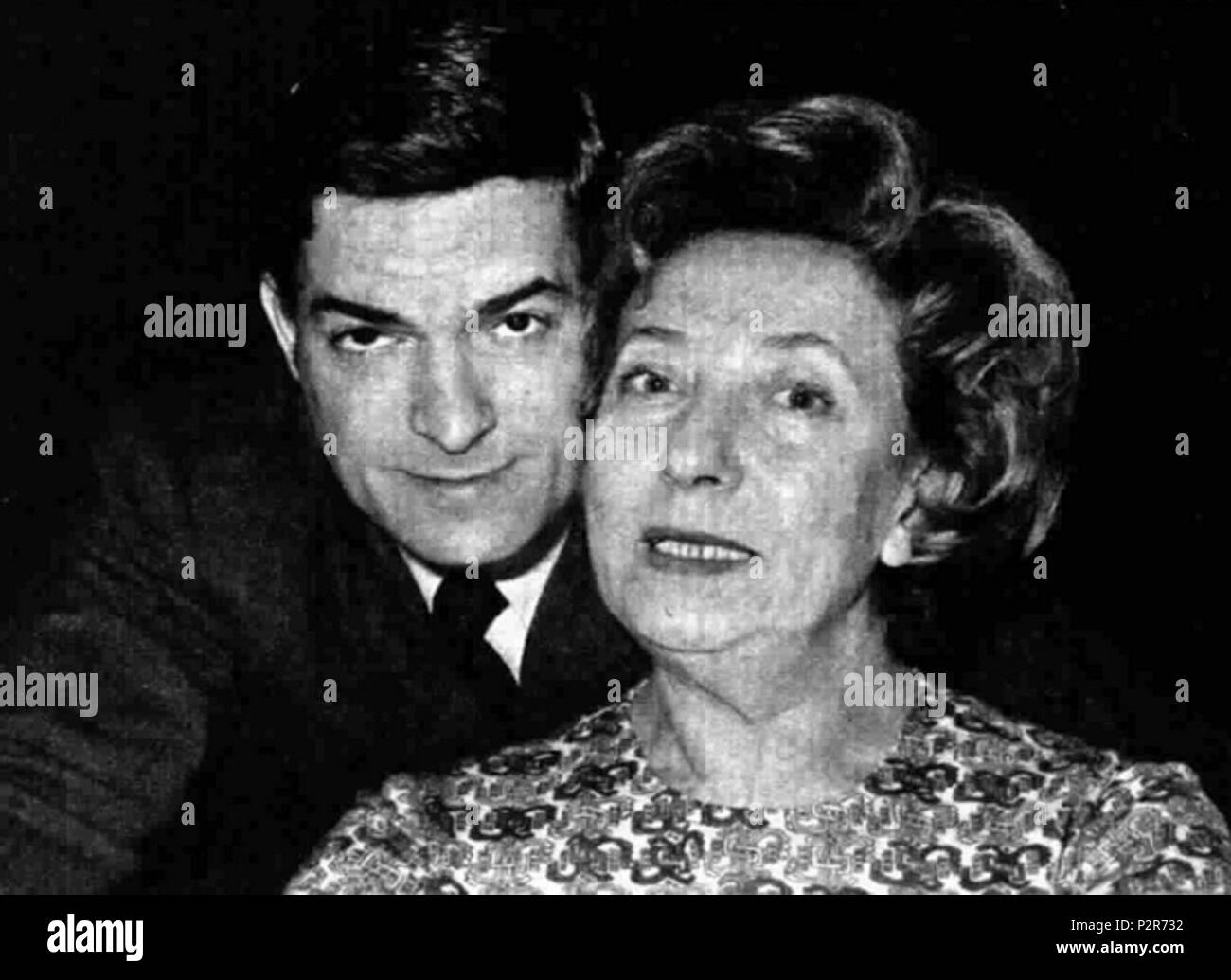 . Italian actors Eros Pagni and Lina Volonghi . May 1973. Unknown 26 ...