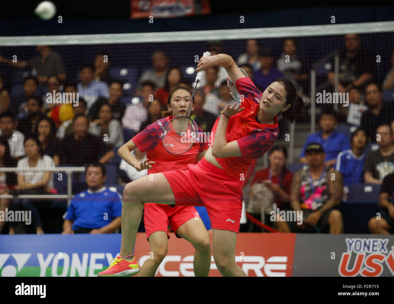Los Angeles, California, USA. 15th June, 2018. Can Tong Wei and Zheng ...