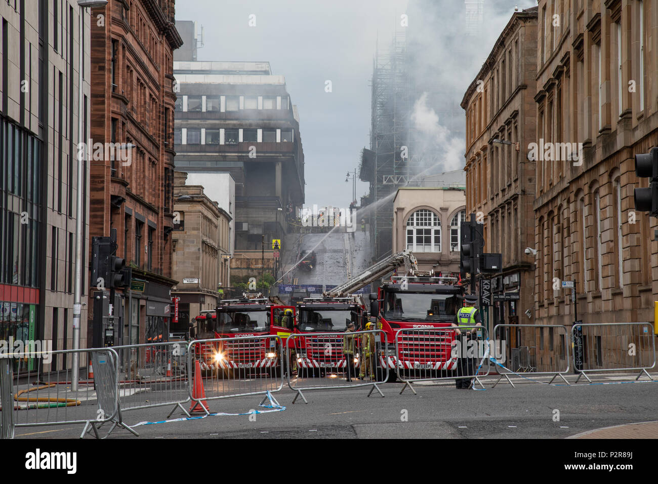Fire ravaged the Glasgow School of Art for a second time on the 15th ...