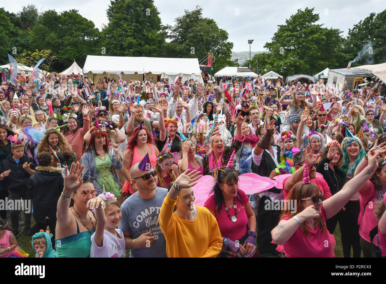 Mount Edgcumbe, Torpoint, Cornwall, UK. 16th June 2018. At the annual 3 ...